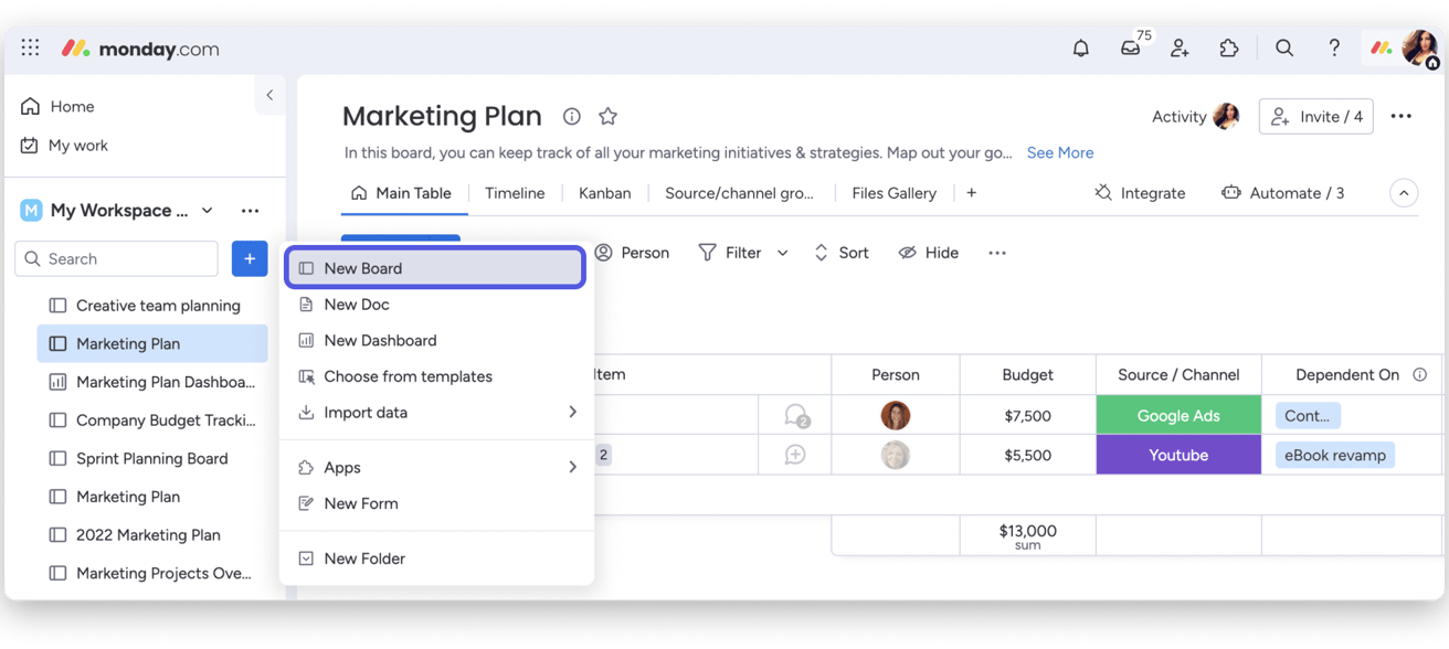 How to Set Up Your Workspace in Monday.com | FindMyCRM